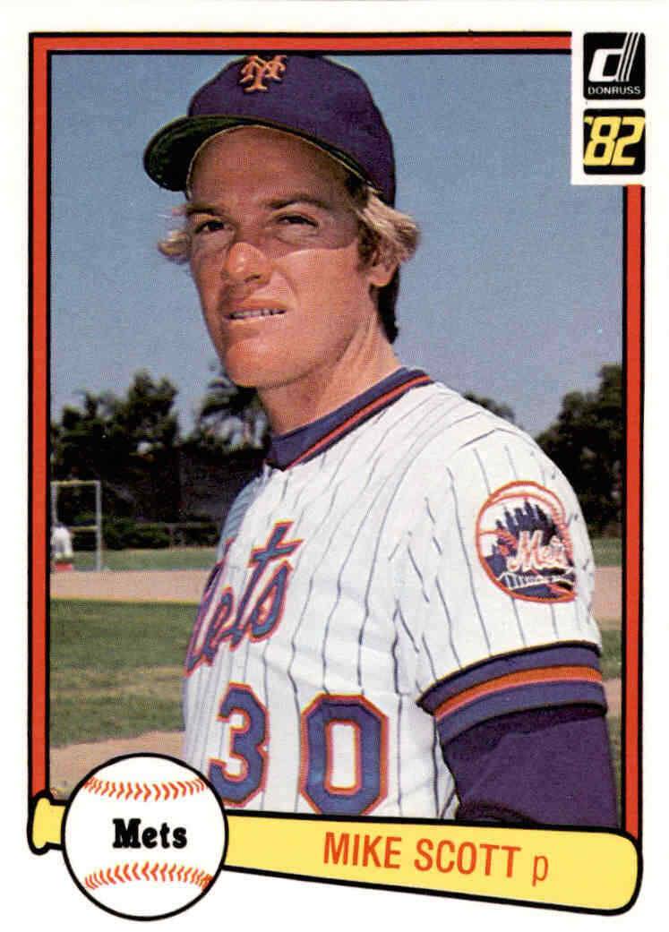 1982 Donruss #128 Mike Scott New York Mets Baseball Card | eBay