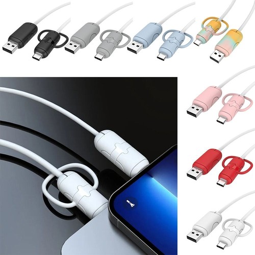 Silicone Charger Head Protector Cable Protective Cover for Android Type ...