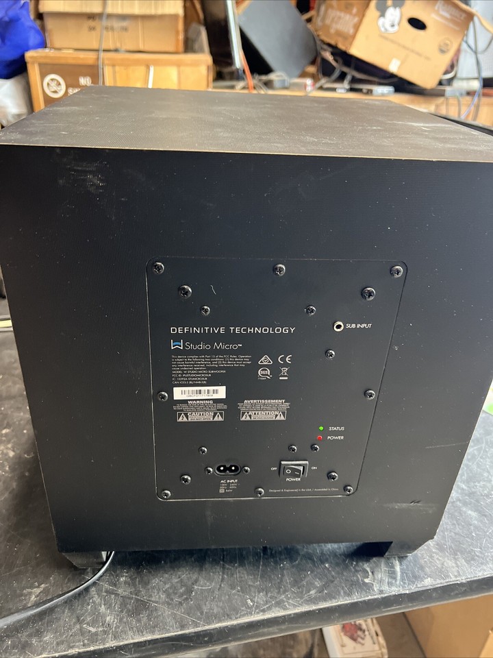 Definitive Technology W Studio Micro Subwoofer | eBay