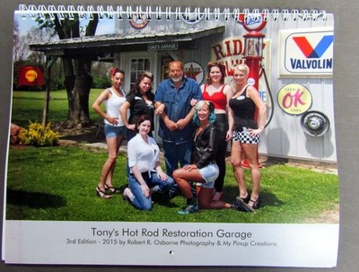 Good For 2026 Tony's Garage Pinup Hot Rod Auto Girls Calendar | eBay