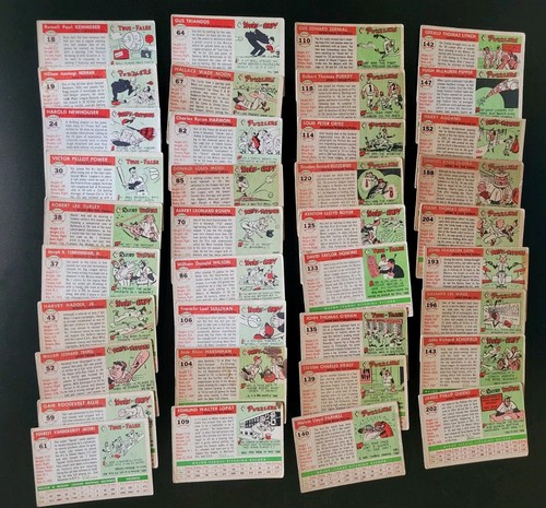 1955 Topps Baseball Card Lot - 37 Different - Includes Five New York ...