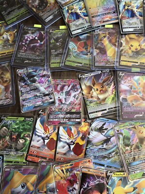 Pokemon TCG- 20 Mixed Card Lot- Guaranteed Ultra Rare EX/GX/V/FULL ART ...