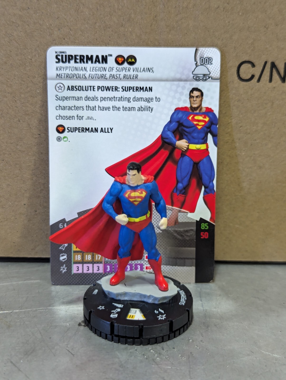 DC Heroclix SUPERMAN - 002 COMMON DC Notorious Set | eBay