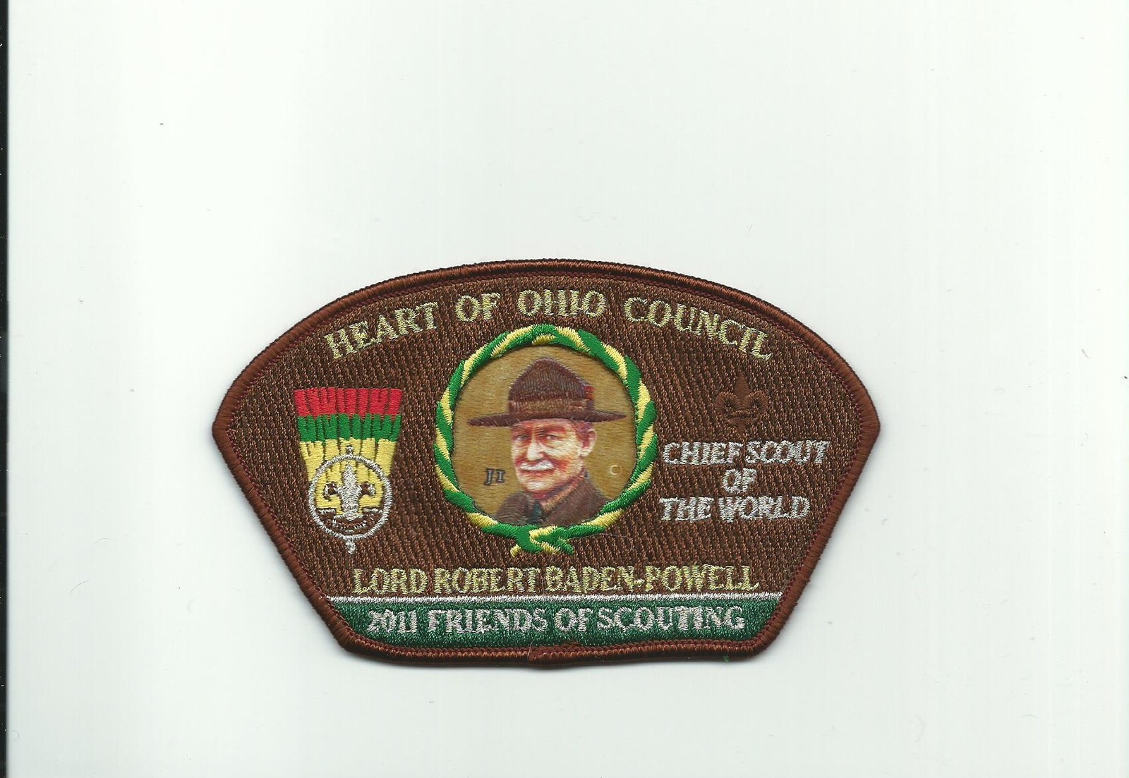 SCOUT BSA CSP HEART OF OHIO COUNCIL LORD BADEN-POWELL 2011 FOS CHIEF ...