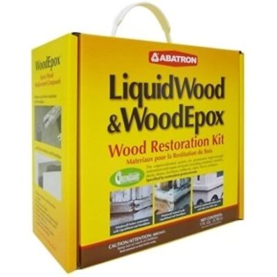 Abatron Wood Restoration 4 Quart Kit Includes 2 Quarts of LiquidWood ...