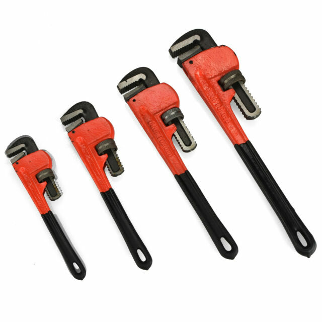 Ridgerock Tools RI-03433 Heavy Duty Pipe Wrench Set - 4 Piece for sale ...
