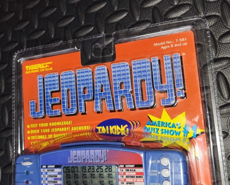 1997 Tiger Electronics Inc. Jeopardy Electronic LCD Game 50626758106| eBay