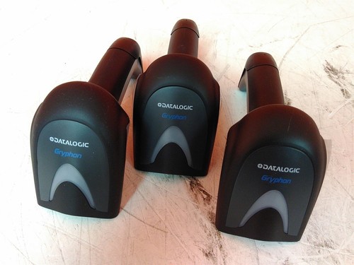 Lot of 3 Datalogic Gryphon GD4400-BK-HD USB Barcode Scanners | eBay