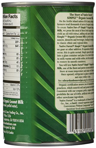 Native Forest Simple Organic Unsweetened Coconut Milk 13.5 Fl Oz Pack ...