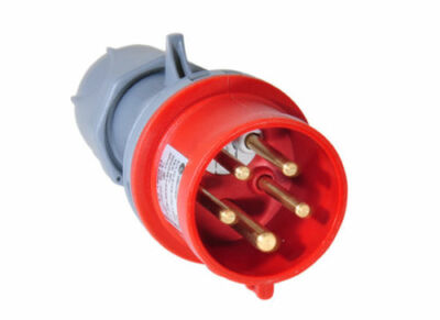 CEE Stecker mit Phasenwender 32A IP44 Starkstrom Stecker Kraftstrom ...