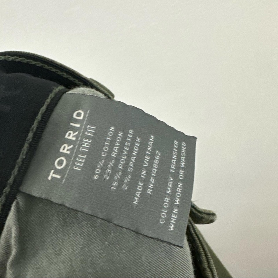 Torrid Women’s Green Skinny Pants Size 16 Short | eBay UK