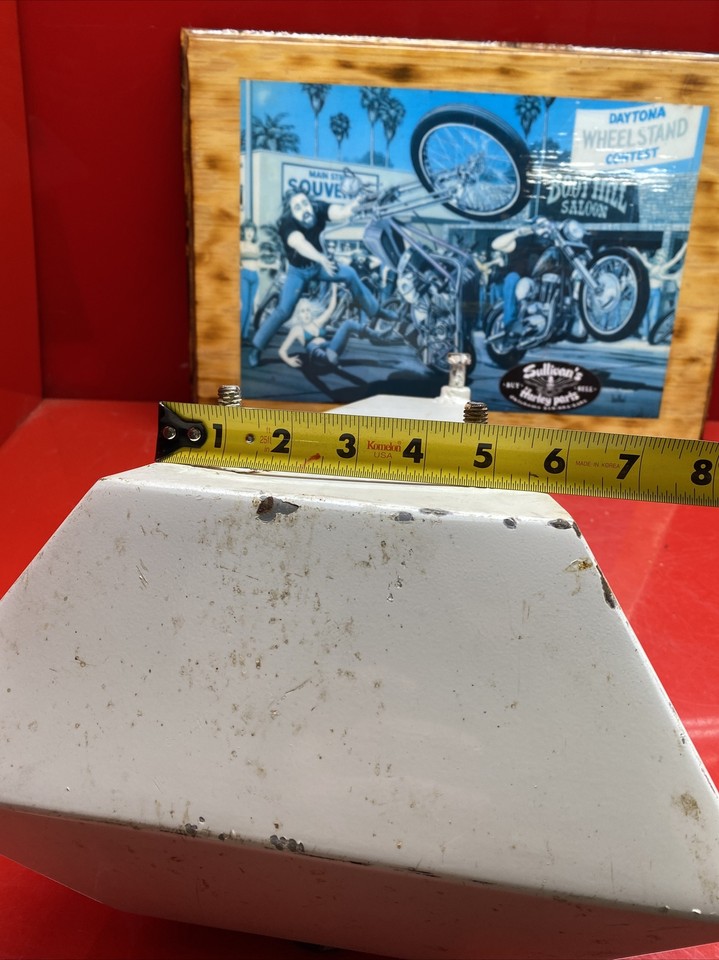 harley chopper prism coffin tank gas Fuel vintage Panhead Sportster ...