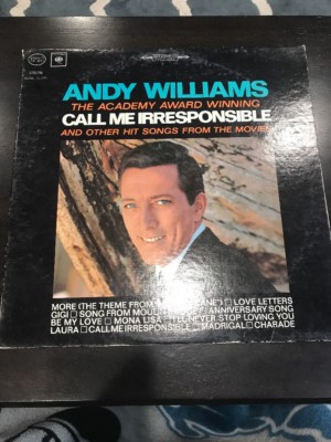 Andy Williams, Call Me Irresponsible, Vinyl Record Album | eBay