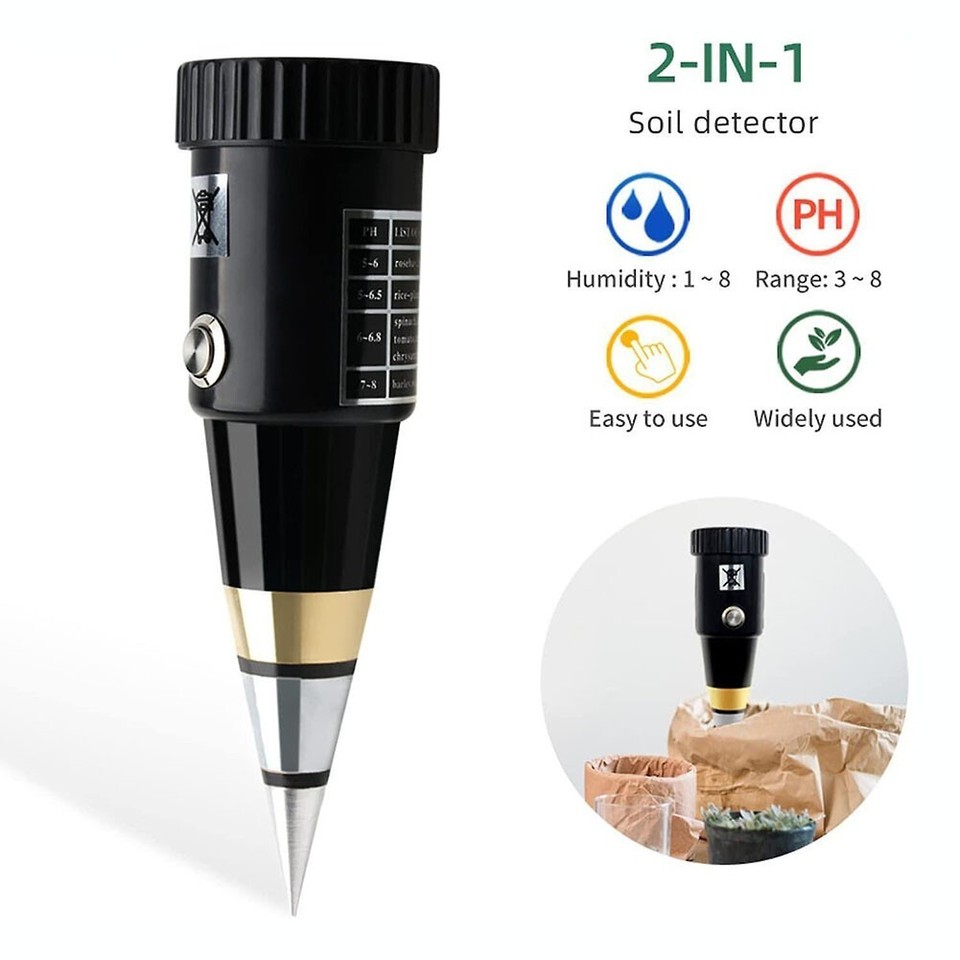 Garten PH Messger?t Bodenfeuchtigkeit Temperatur Feuchtigkeitsmesser Hygrometer | eBay.de