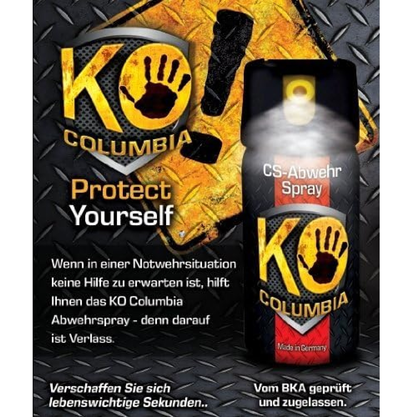 40ml Columbia KO CS Spray hochdosiertes Abwehrspray Reizstoff ...