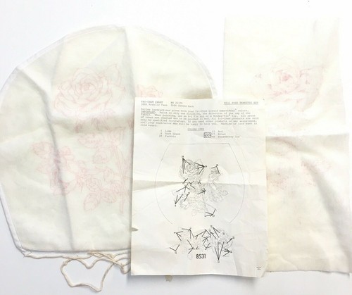 Tri Chem Liquid Embroidery Kit Ready To Paint Set Toilet Lid Cover Tank ...