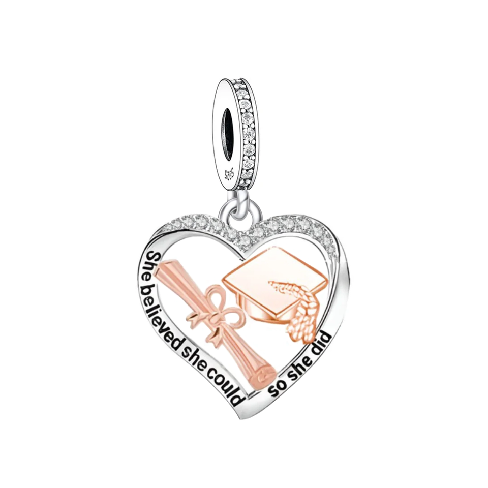 Graduation Charm For Bracelet, School Charm | eBay