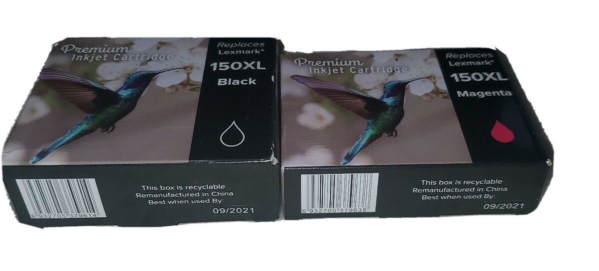 2 Premium Inkjet Cartridges 150XL Magenta, Black | eBay