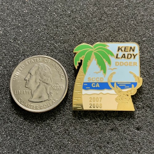 2007-08 BPOE Elks Club Lodge SCCD California Ken Lady Pin Pinback ...