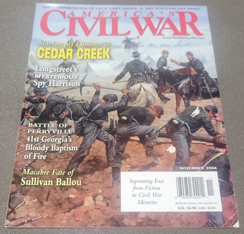 America's Civil War Magazine November 2004 Cedar Creek | eBay