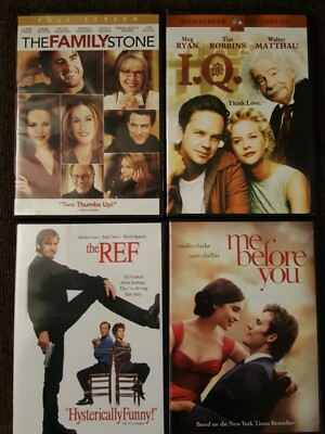 IQ dvd, The Ref dvd, The Family Stone dvd, Me Before You dvd ...