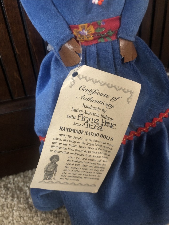 Navajo Handmade Doll Signed by Emma Hale | eBay