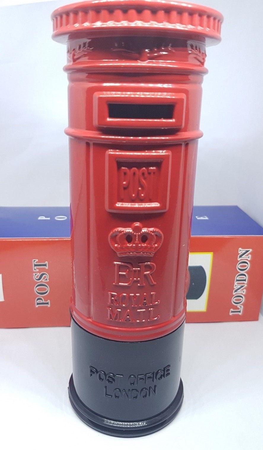 POST OFFICE Souvenir Piggy Bank Money Box Metal London UK POSTOFFICE ...