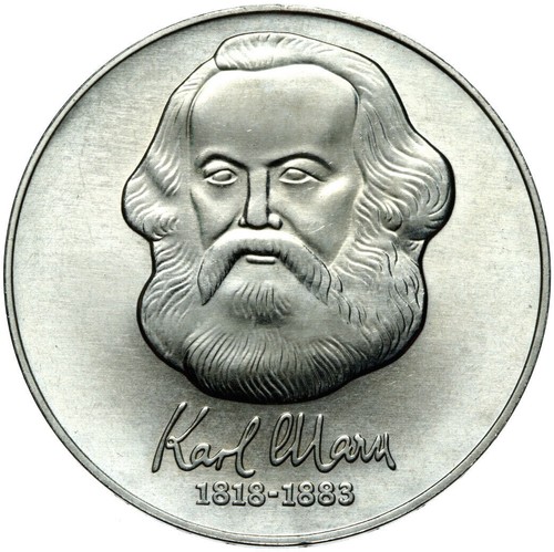 Commemorative coin East Germany GDR - 20 Mark 1983 A - Karl Marx 1818 ...