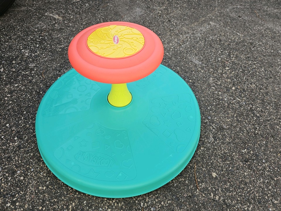 Playskool Sit ‘n Spin Classic Spinning Activity Toy Toddlers Sit and ...