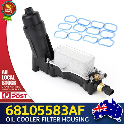 NEW Oil Cooler Filter Adapter 68105583AF For Jeep Chrysler Dodge 3.6L ...