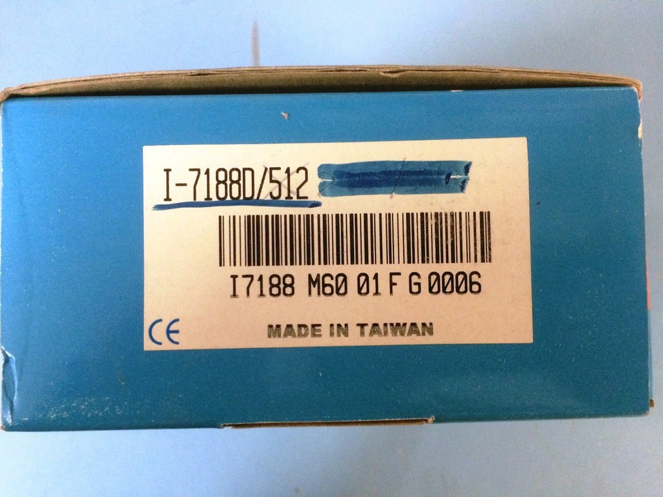 Brand New ICP CON I-7188D/512 512,EMBEDDED CONTROL W/ SEVEN SEGMENT ...