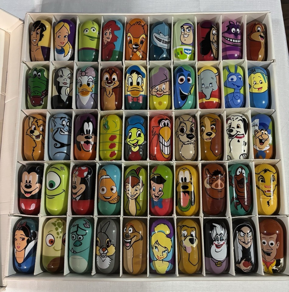 SET OF 50 KELLOGGS WOBBLERS DISNEY PIXAR 2005 PRE-OWNED | eBay