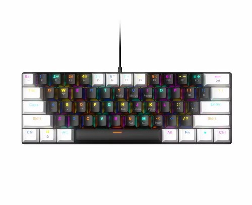 Gaming Keyboard 60% Fully Mechanical RGB wired New Leaven Pc Xbox ...