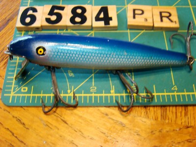V6584 PR PFLUEGER PAL O MINE WOODEN FISHING LURE | eBay