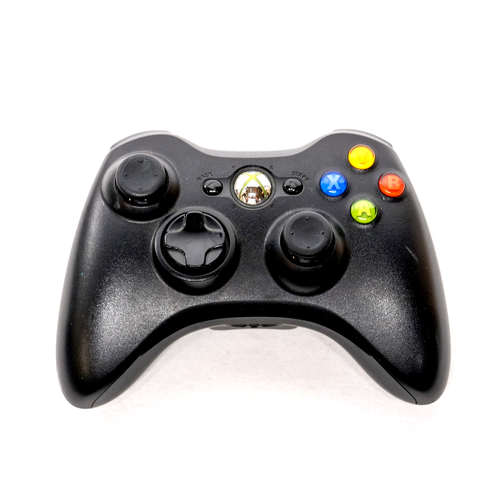 ⭐ Genuine OEM Black Microsoft Xbox 360 Wireless Controller No Back ...