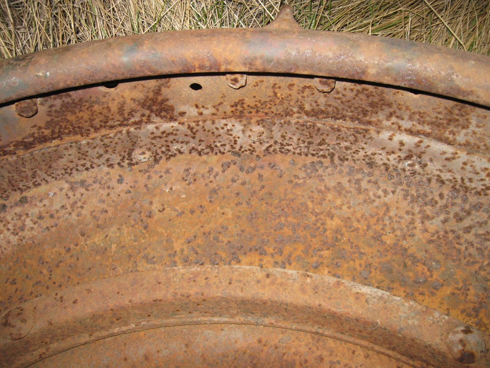 Ford Ferguson 9N 2N Tractor WW II Rear Steel Wheel With Lugs Fordson 8N ...