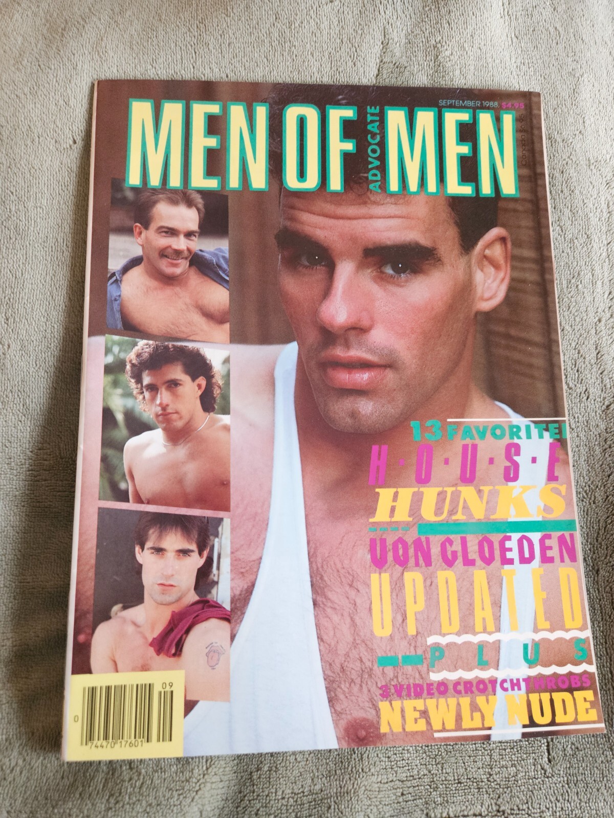 MEN OF MEN Sept 1988 Gay ERIC MANCHESTER Ray Acosta RAY STOCKWELL Jim ...