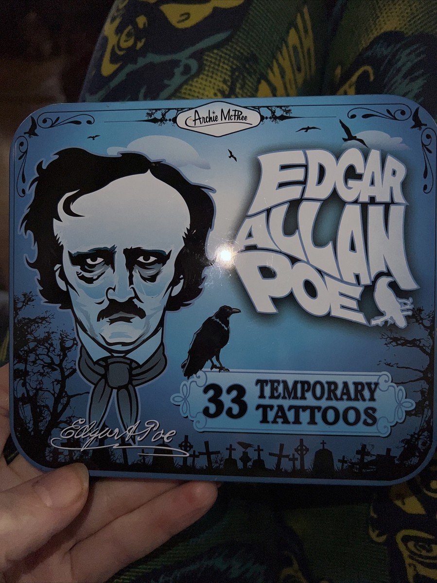 Poe Tattoos Edgar Allen Poe Tattoo – All Things Tattoo
