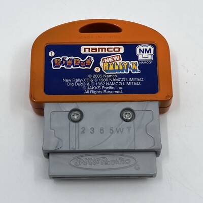 Namco Jakks Pacific Plug & Play TV Game Key Cartridge Dig Dug New Rally ...