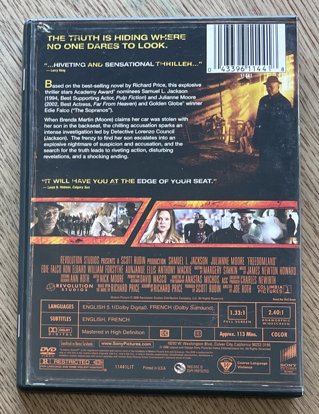Freedomland (DVD, 2006) Samuel L Jackson, Julianne Moore | eBay