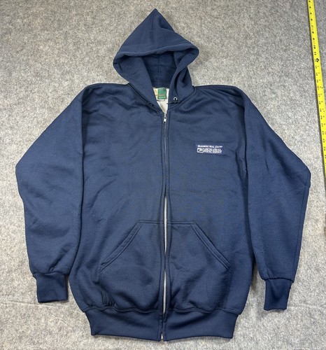Vintage United States Postal Service USPS Full Zip Jacket Hoodie Adult ...