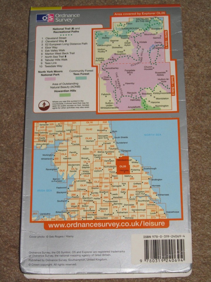 OS Ordnance Survey Explorer / Outdoor Leisure maps - assorted editions ...