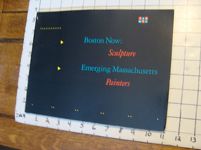 BOSTON NOW: SCULPTURE; EMERGING MASSACHUSETTS: PAINTERS, Nan Freeman ...