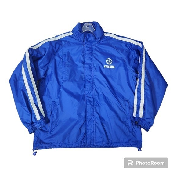 Yamaha Motor Mens Vintage Racing Windbreaker Style Bl… - Gem