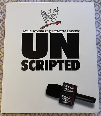 UNSCRIPTED WWE Mark Vancil Hardcover World Wresting Coffee Table ...
