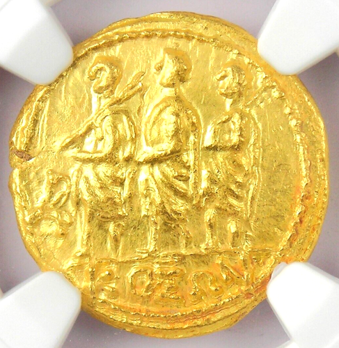 Brutus Coson Gold AV Stater Roman Coin 54 BC - NGC Choice MS UNC - 5/5 ...