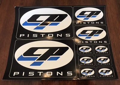 CP PISTONS 1 sheet/10pcs DECALS STICKERS Racing Drags Offroad Ultra4 ...