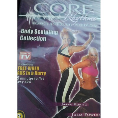 Core Rhythms Dance Exercise Program Body Sculpting by Jaana Kunitz -3 DVD Set | eBay