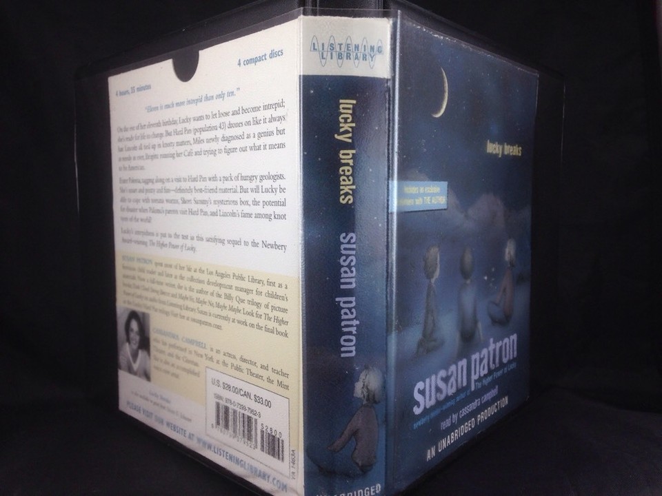 Lucky Breaks by Susan Patron 2009 CD Unabridged Audio Book Homeschool ...