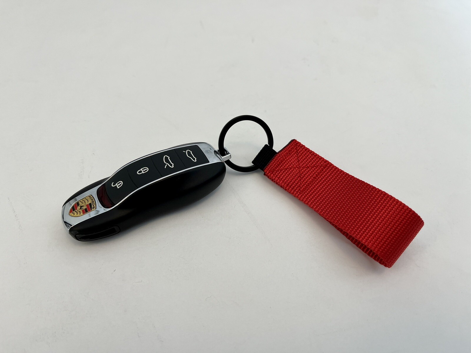 Porsche 911 GT3 RS MINI Door Pull RED Key Strap KeyChain 991 997 Cayman ...